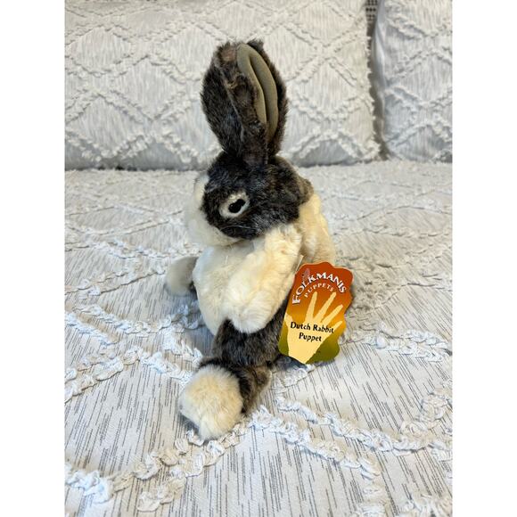 Folkmanis Puppets | Toys | Folkmanis Realistic Baby Dutch Rabbit Hand ...